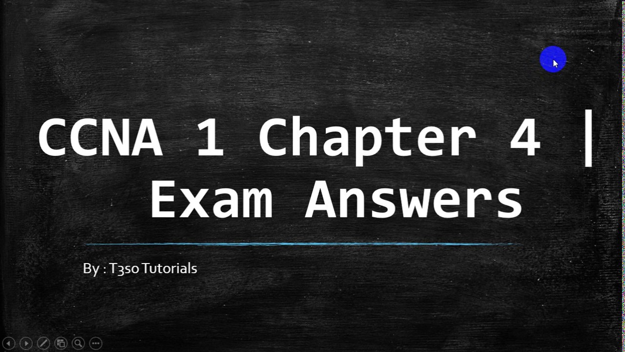 Cisco CCNA 1 v5 | Chapter 4 Network Access | Exam Questions & Answers