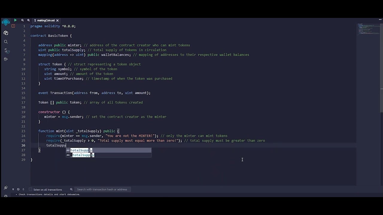ERC 20 Token Tutorial for Absolute Beginners  Step by Step Guide