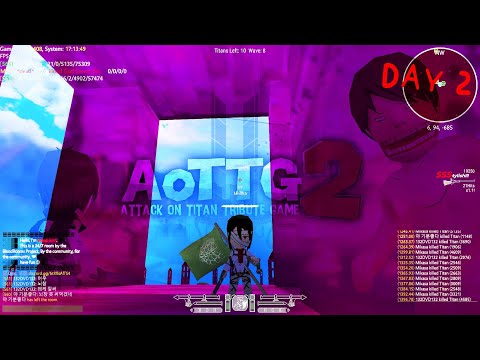 Attack on titan tribute game 2 - ฝึก