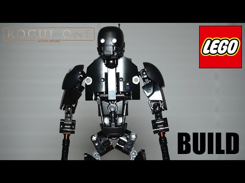 Star Wars: K-2SO LEGO build - TIMELAPSE