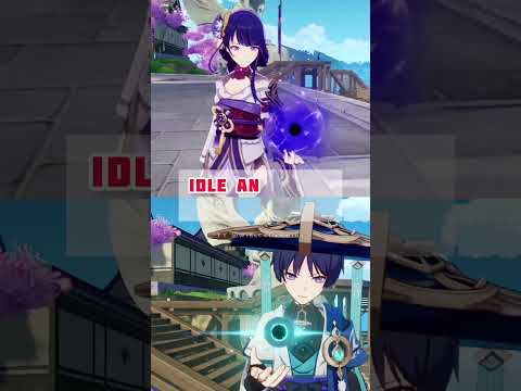 Similarities between Scaramouche & Raiden #genshinimpact #shorts
