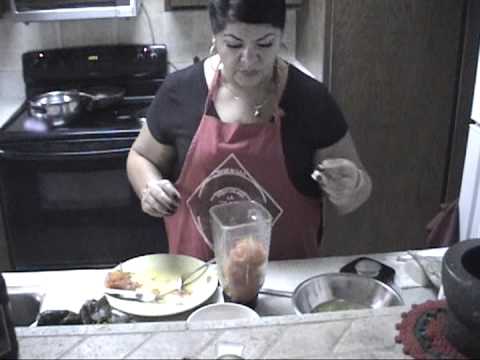 Elisa en la cocina