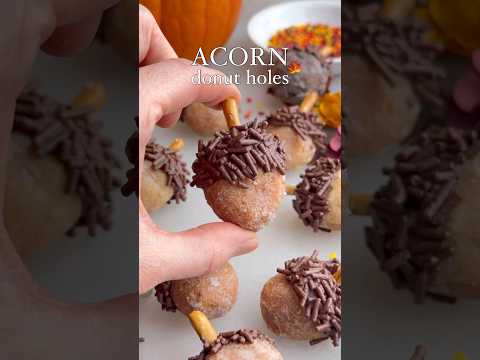 Acorn Donut Holes