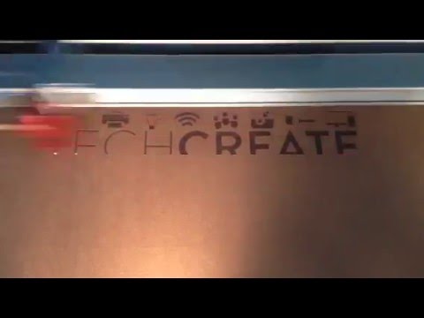 Trotec Speedy 300 Laser trial at TechCreate