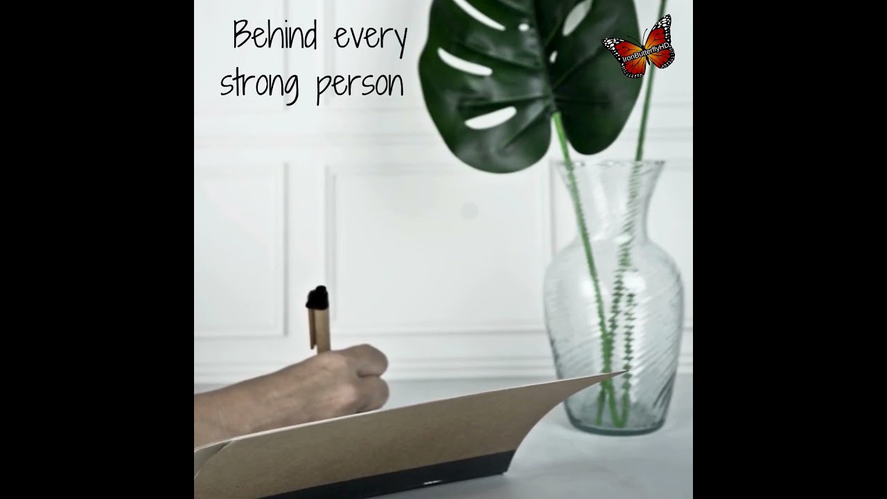 Behind Every Strong Person 🦋❤️ #grief #loss #mourning