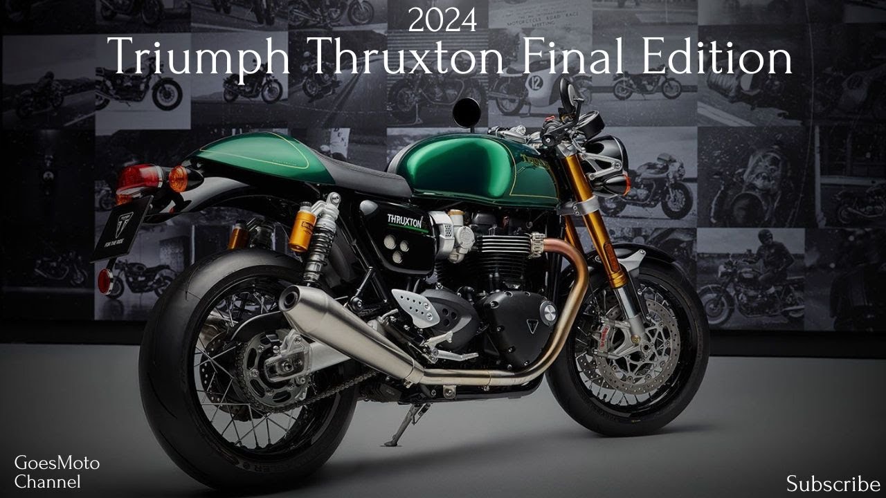 The Timeless Style and Incredible Performance : 2024 Triumph Thruxton Final Edition