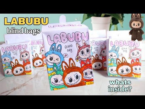[💸 paper diy💸] LABUBU BLIND BAG's UNBOXING!🔥| Shocking Surprises Inside!"