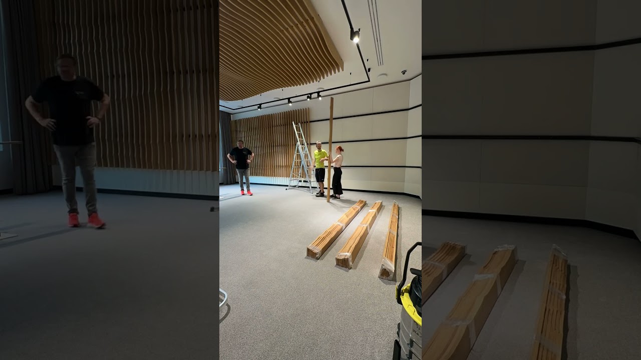 Main listening room in the process !
