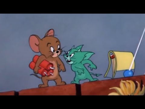 Short Tom and Jerry Cartoon Smitten Kitten
