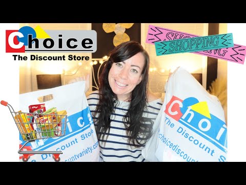 Choice the discount store HAUL!