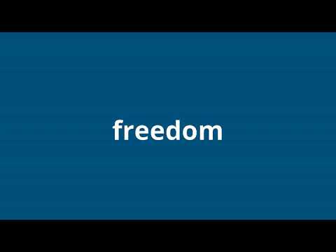what is the meaning of freedom