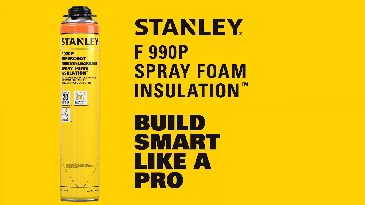 DIY Insulation Made Easy | Stanley SuperCoat Thermal & Sound Insulation Foam in Action