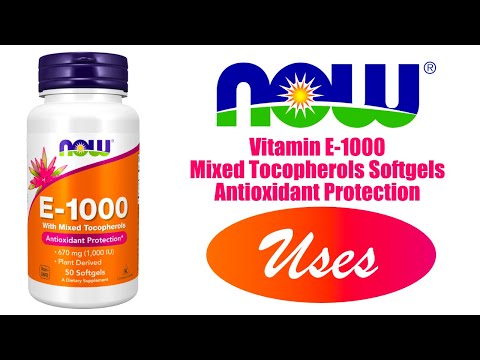 Vitamin E-1000 Mixed Tocopherols Softgels