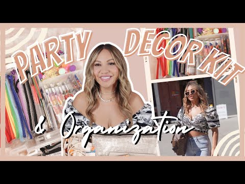 MY ULTIMATE BIRTHDAY PARTY DECOR KIT & ORGANIZATION | Amazon Products with links