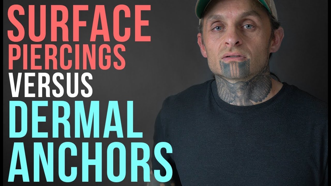 Surface Piercings VS Dermal Anchors | UrbanBodyJewelry.com