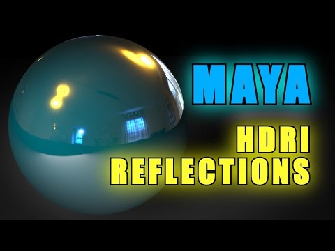 Maya 2017 Tutorial – HDRI Reflections | TunnelvizionTV