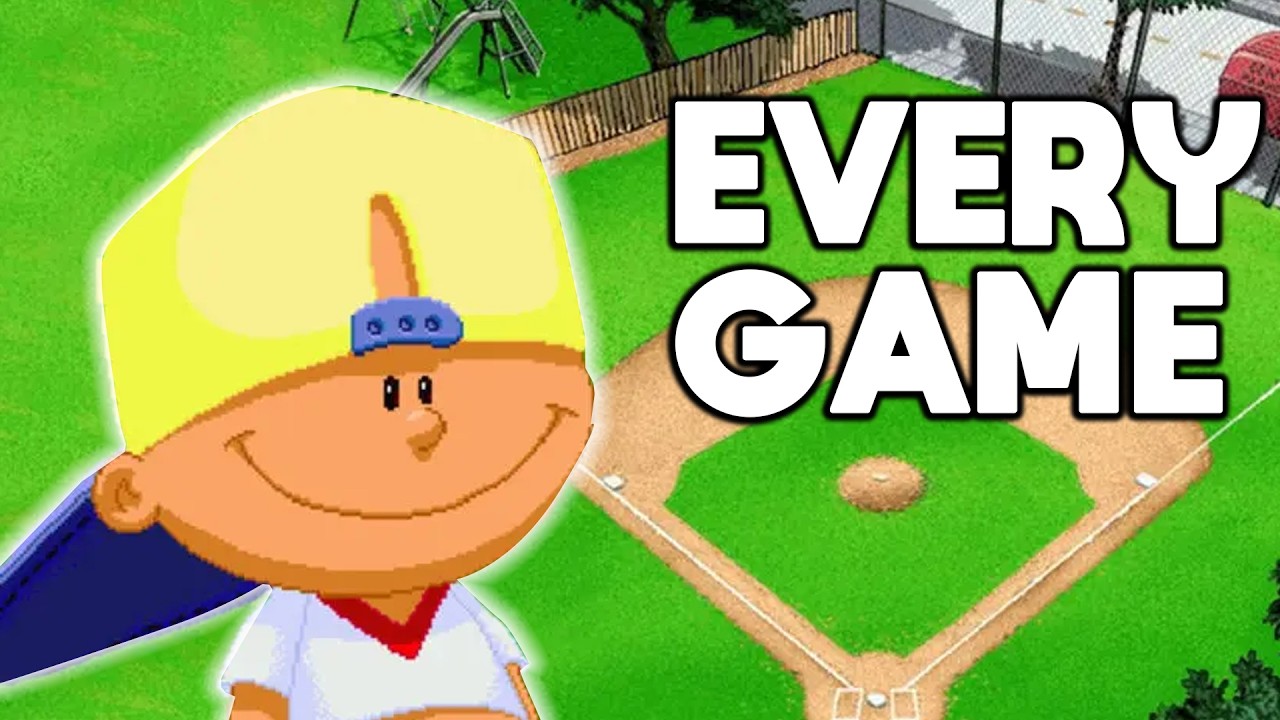 Playing EVERY Backyard Baseball in 1 Video