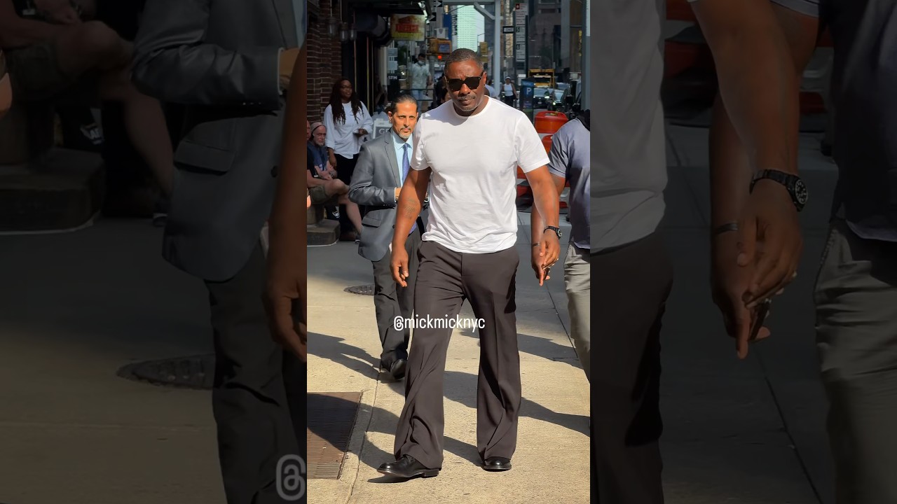 Idris Elba Turns Heads in NYC ahead of his movie premiere 🥵❤️‍🔥