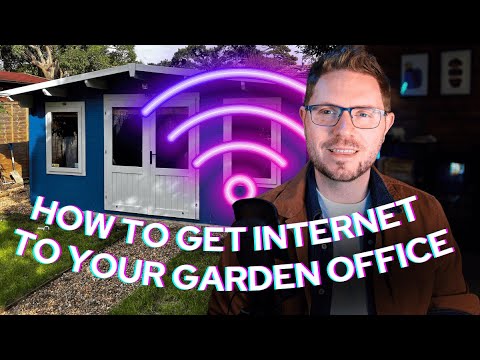 How to Get an Internet Connection in a Garden Office - My Ethernet Setup & Alternatives