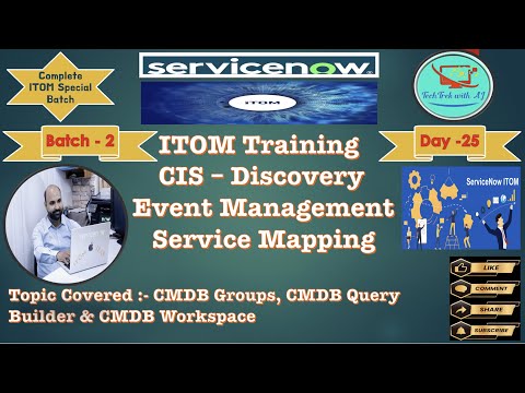 ITOM Training- CIS-Discovery and CMDB | Batch 2 | Day 25 |CMDB Groups,CMDB Query Builder & Workspace