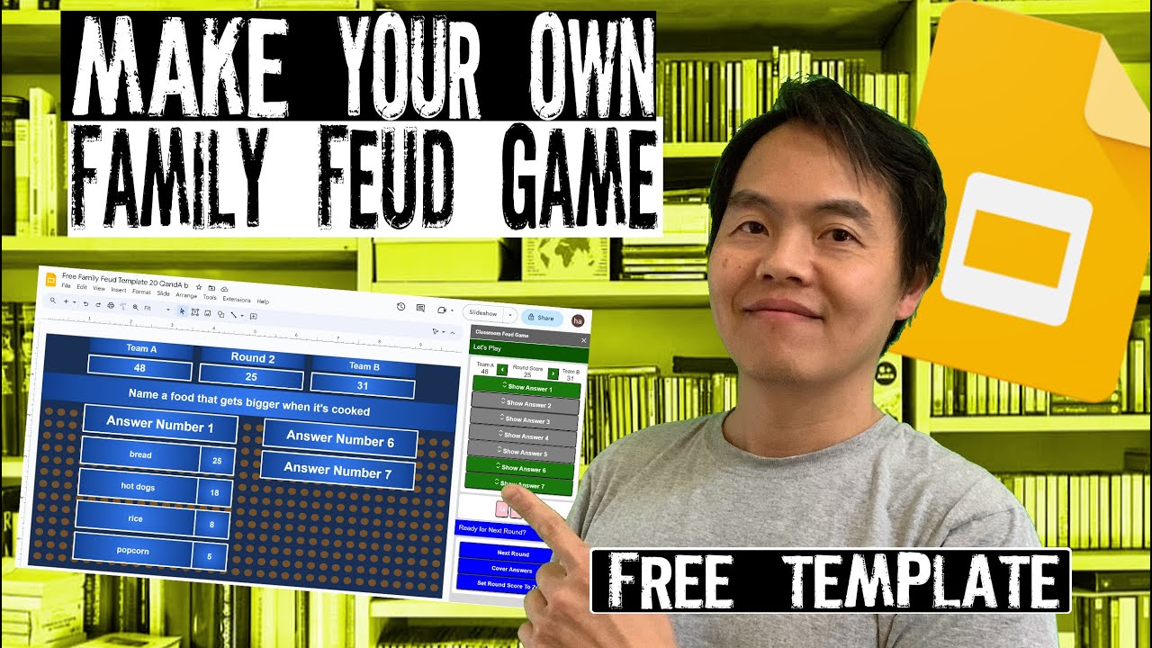 Free Family Feud Google Slides Template | Make Your Own In Seconds