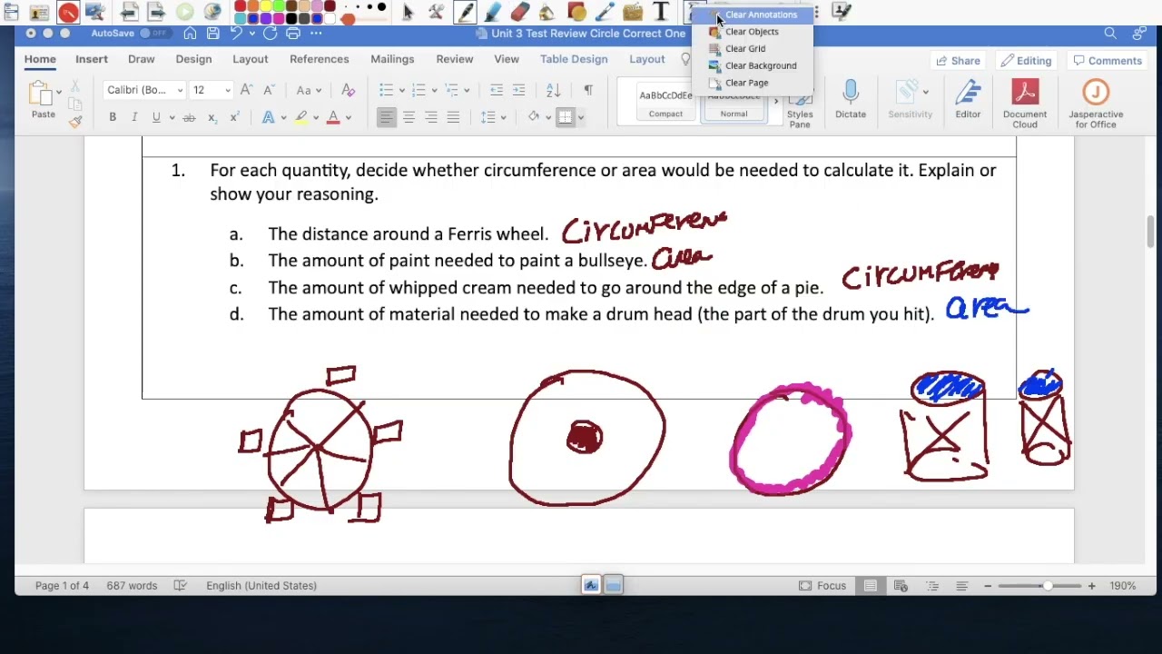 Unit 3 Circles Review