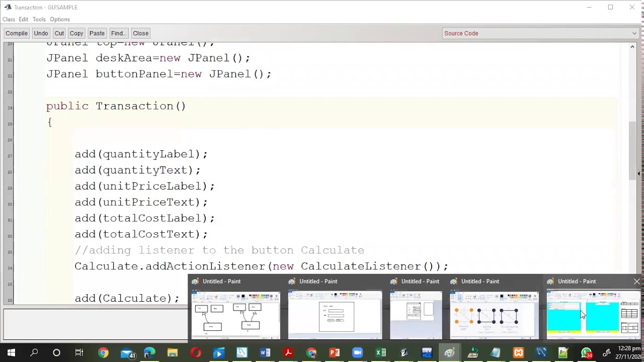 GUI Design with Flow Layout, BorderLayout, GridLayout, ArrayList
