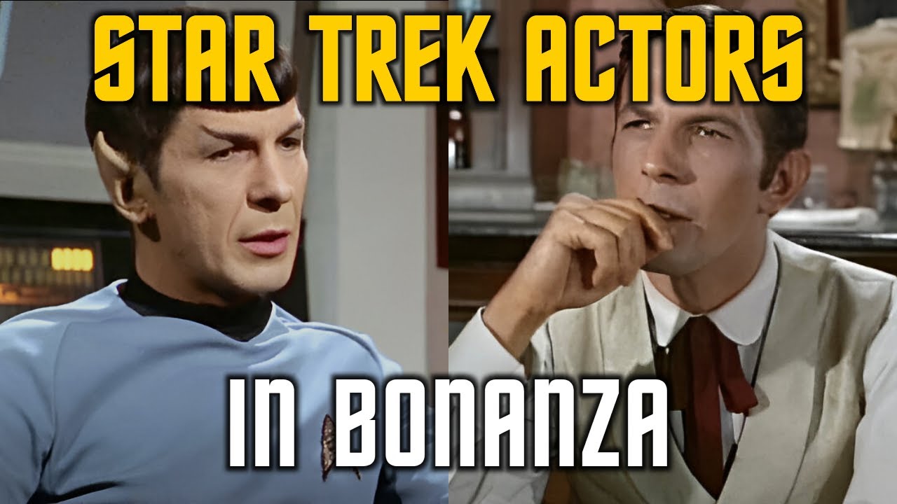 Trek stars in Bonanza clips #startrek #bonanza