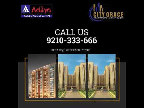 3 BHK apartments, 4 BHK apartments, NH 24 Ghaziabad BY Aditya City Grace #realestate #property #home