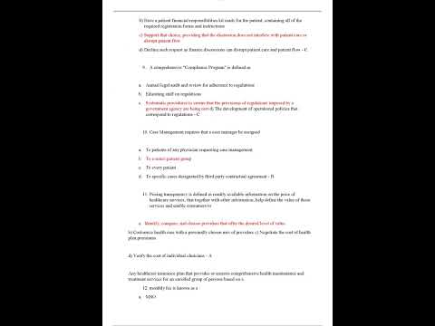 HFMA CRCR FINAL EXAM AND PRACTICE EXAM TEST BANK WITH 300 MULTIPLE CHOICE 2024 REAL EXAM QUESTIONS W