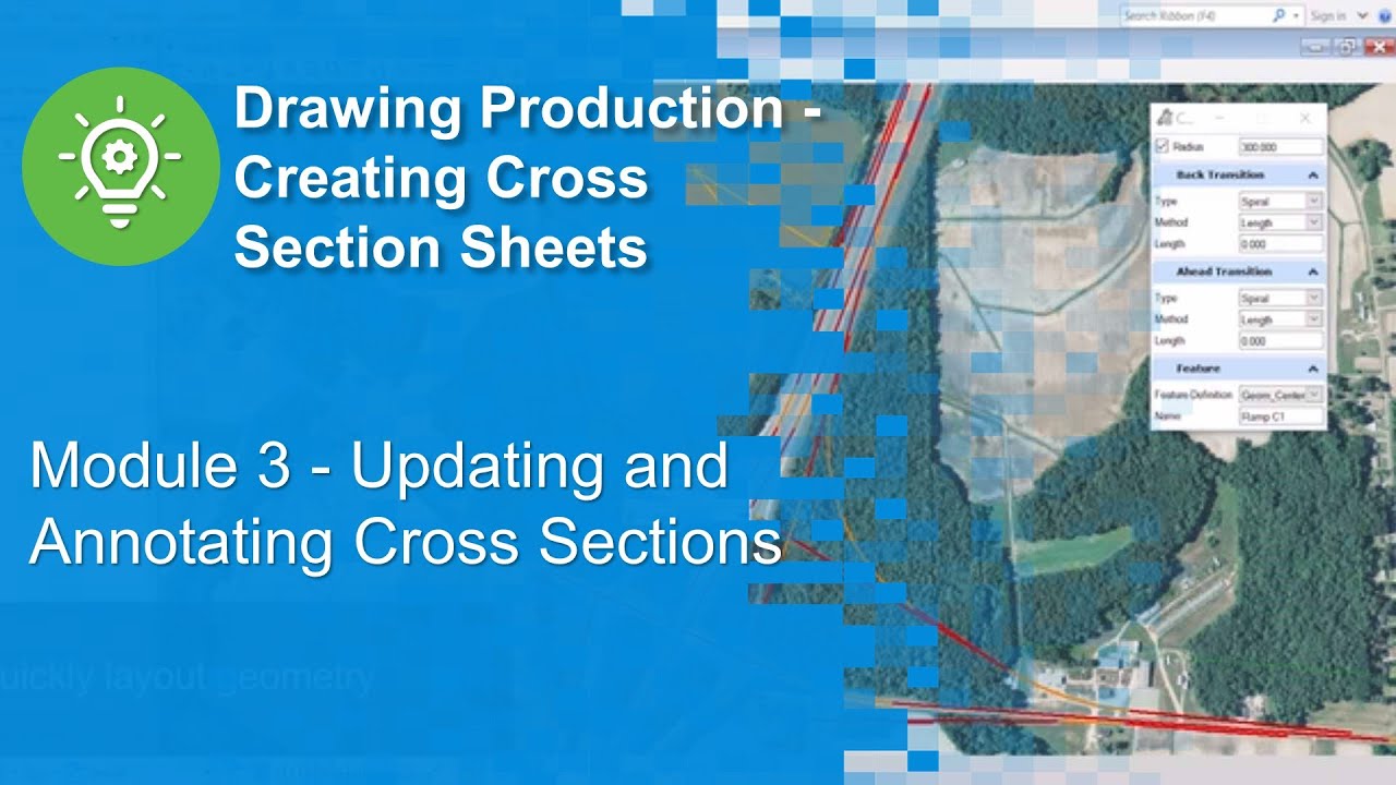 Module 3 - Updating and Annotating Cross Sections