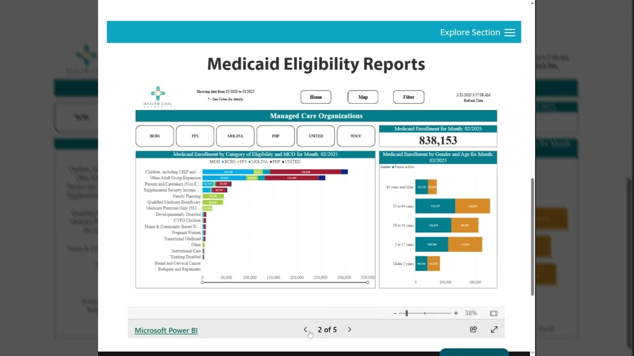 Medicaid Eligibility Dashboard Tutorial