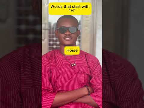 Words that start with H #funny #challenge