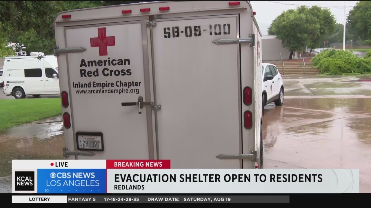 Tropical Storm Hilary: Officials set up evacuation center in Redlands