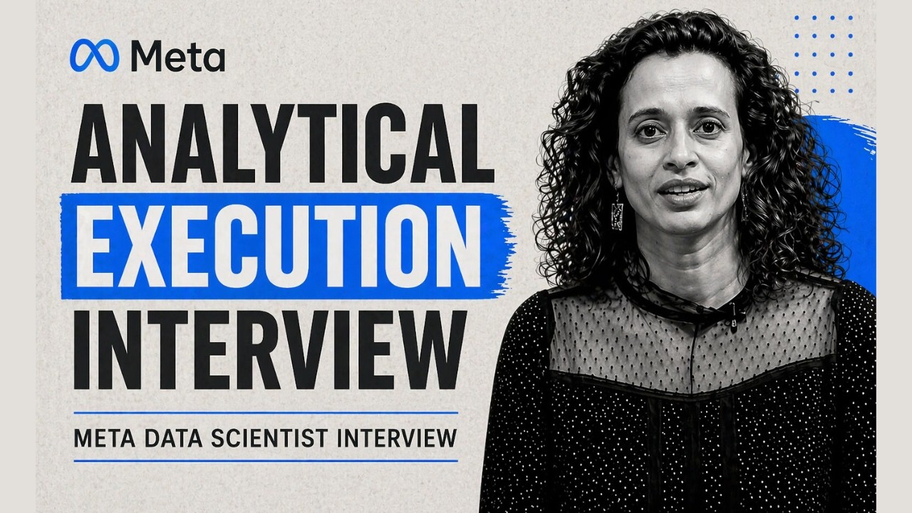 Meta DS Analytical Execution Interview Explained | Full Walkthrough