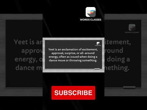 Yeet Meaning | Word pronounce | English Speaking Practice | English | WordsClasses | #Shorts