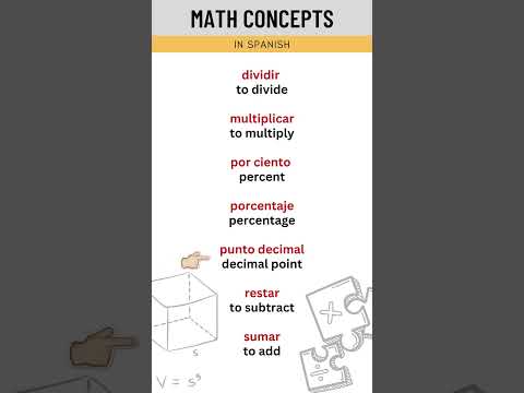 Simple Spanish - Math