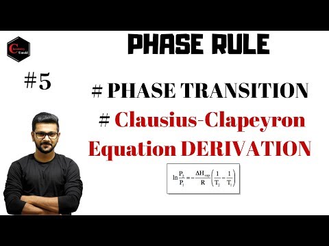 Clausius-Clapeyron Equation Video Lecture - Physics