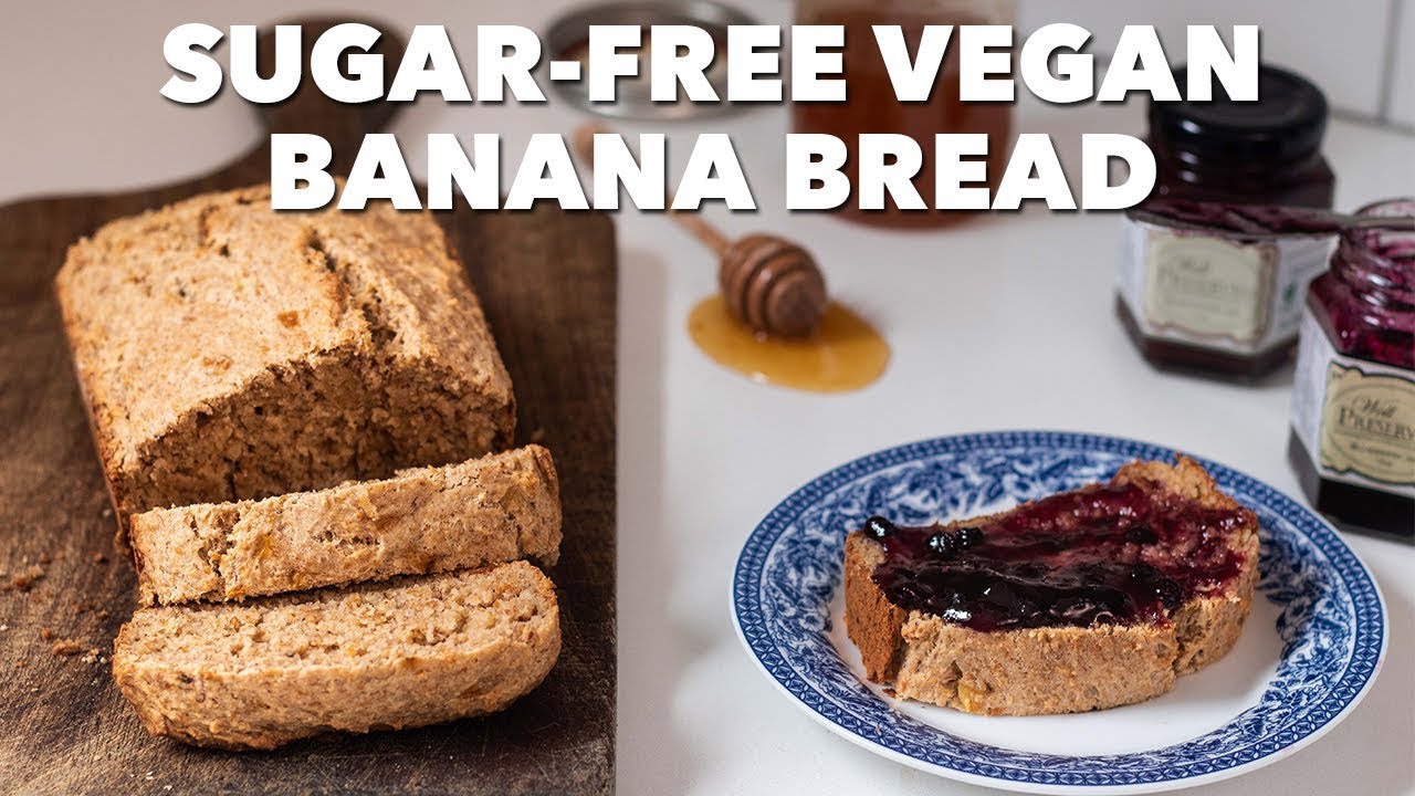 Sugar-Free Vegan Banana Bread | Two Market Girls