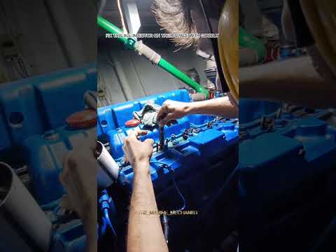 GENERATOR FUEL INJECTOR CLEANING AND ESTABLISH
