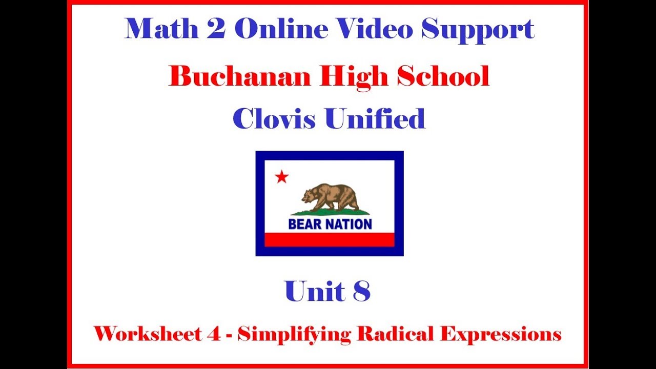 Math 2 Unit 8 WS 4 Homework Help Morgan