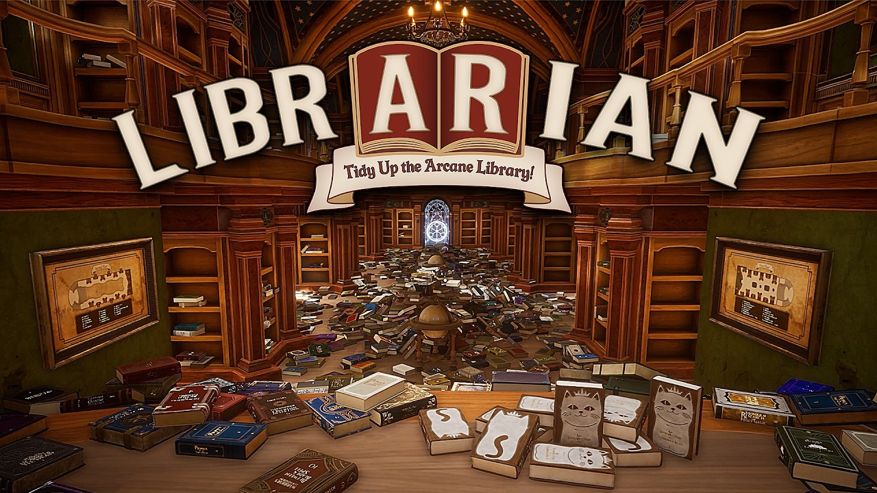 CLEAN UP ONE MILLION BOOKS IN THIS MAGIC LIBRARY! - LIBRARIAN