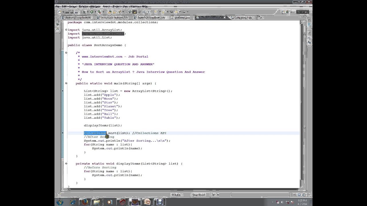 How to Sort an ArrayList