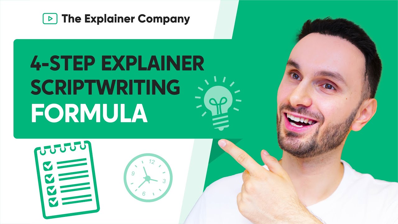 🎬 4-STEP EXPLAINER VIDEO SCRIPT FORMULA