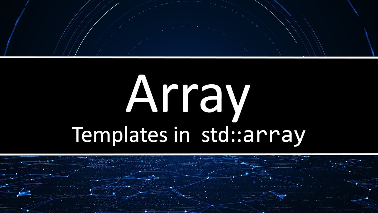 C++ Array - How std::array utilizes templates