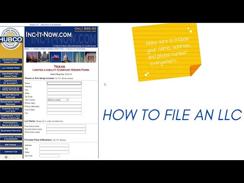 How To File A LLC In TEXAS | Pay Yourself (Step By Step)