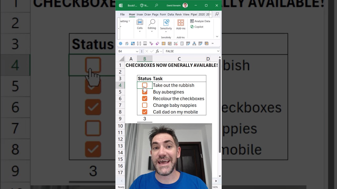 Excel Update: Introducing New Checkboxes Feature!