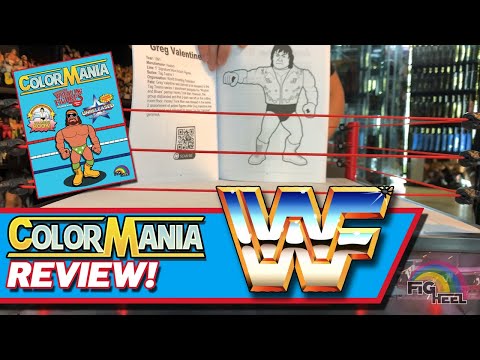 Oooooh YEAH! Unreleased Wrestling Action Figure Coloring Book Review!!