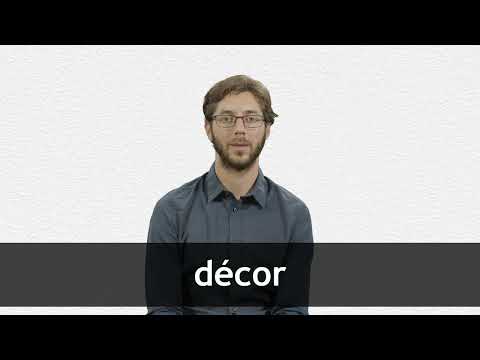 English Translation of “DÉCOR” | Collins French-English Dictionary