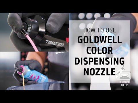 How to Use Goldwell's Color Dispensing Nozzle | Less Hair Color Waste | Goldwell Education Plus